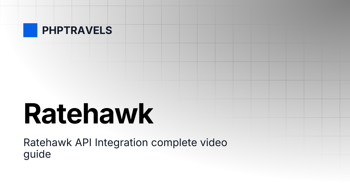 Ratehawk | PHPTRAVELS